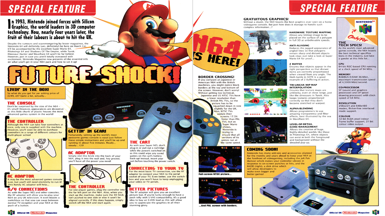 Reading into the Past: The First Issues of N64 Magazine from 1997