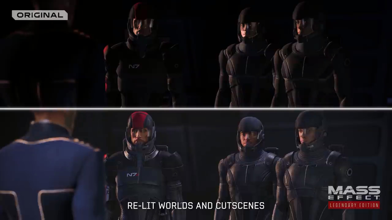 A Look At The Comparison Trailer For Mass Effect: Legendary Edition