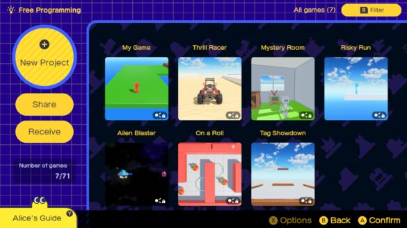 Game Builder Garage Switch Review | Goomba Stomp Magazine