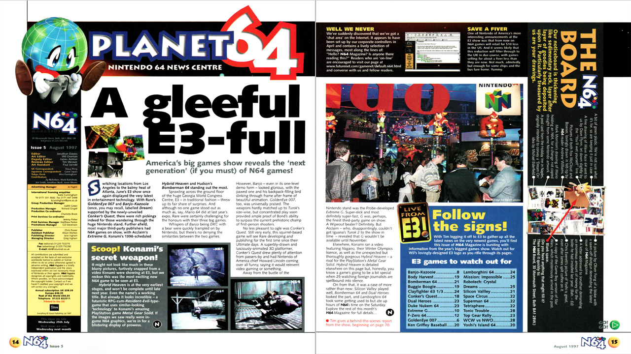 Reading Into The Past - August 1997 | Goomba Stomp Magazine