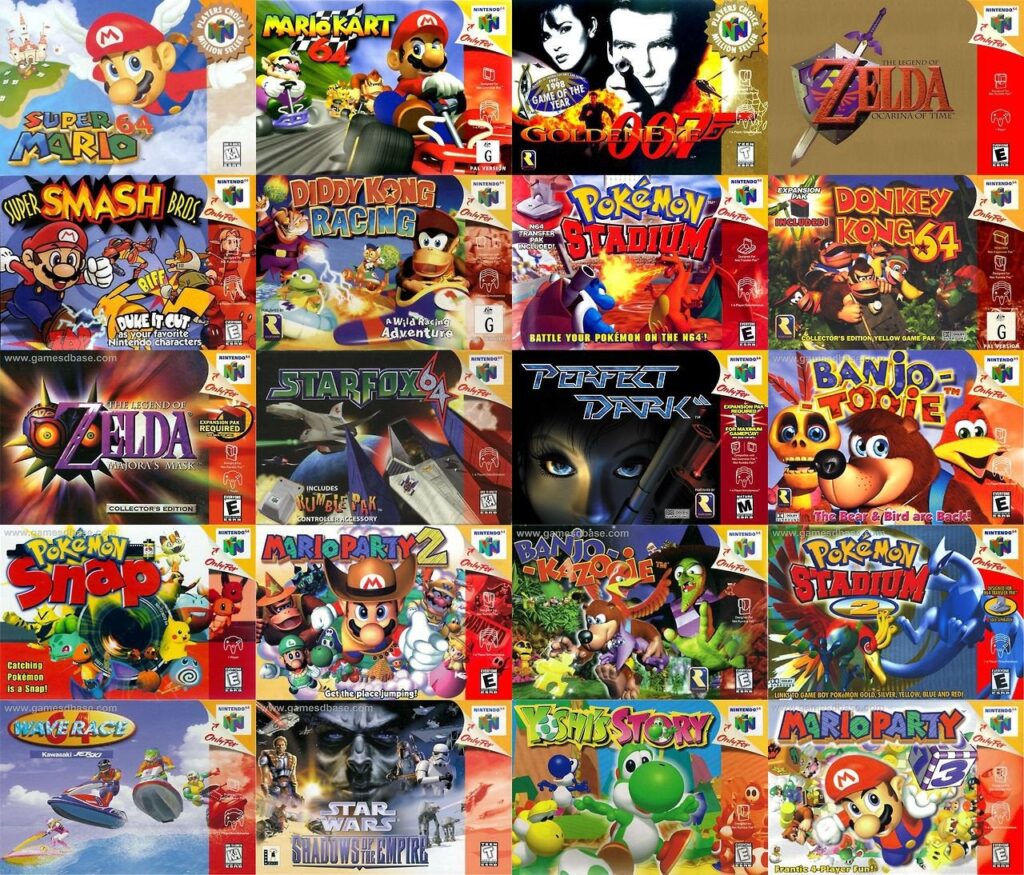 Borke Hetzen Prellung Nintendo 64 Platform Games bertragung Seltsam