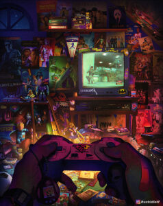 Nostalgia Meets Artistry in This Incredible Video Game Artwork