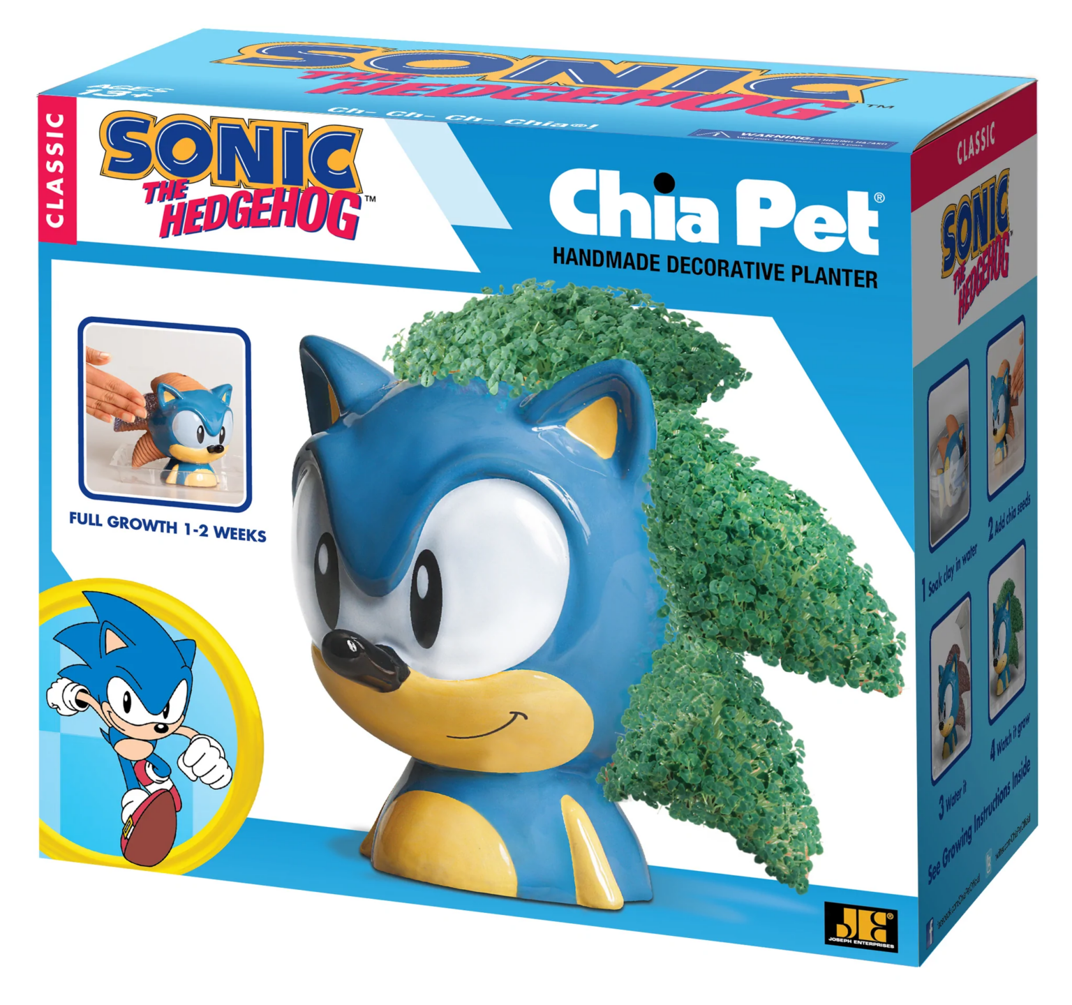 You Gotta Grow Fast With the Sonic the Hedgehog Chia Pet