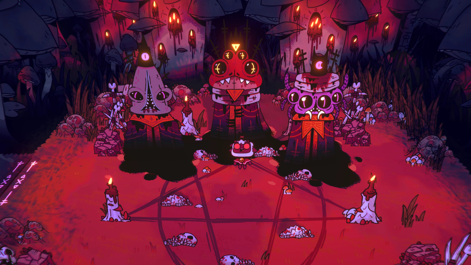 Dark and Bloody Meets Cute and Cuddly in Cult of the Lamb