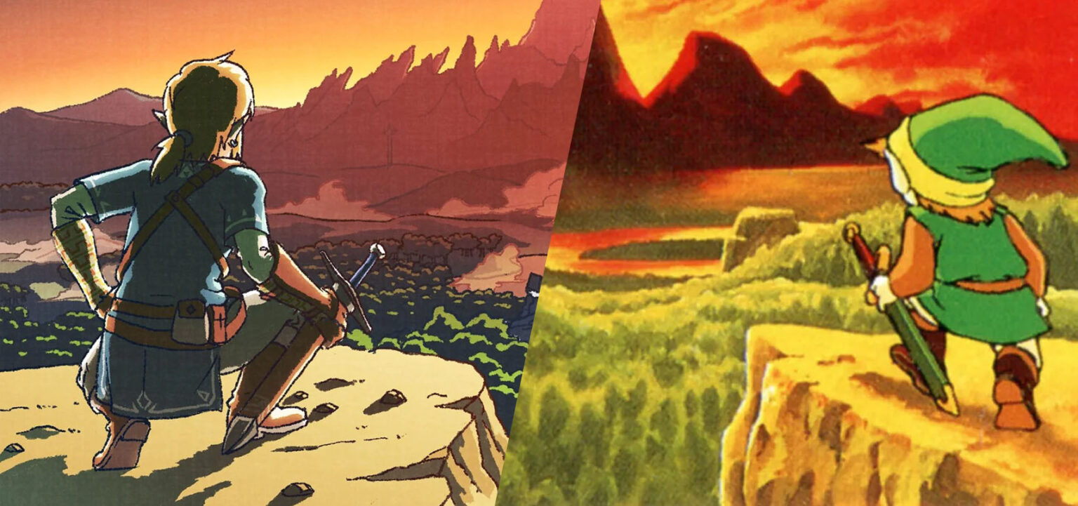 Exploration in Old-School Legend of Zelda to Breath of the Wild