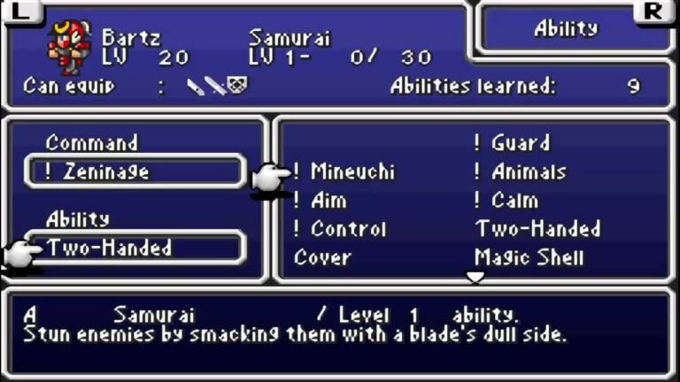 Final Fantasy V – The Best of Both Worlds