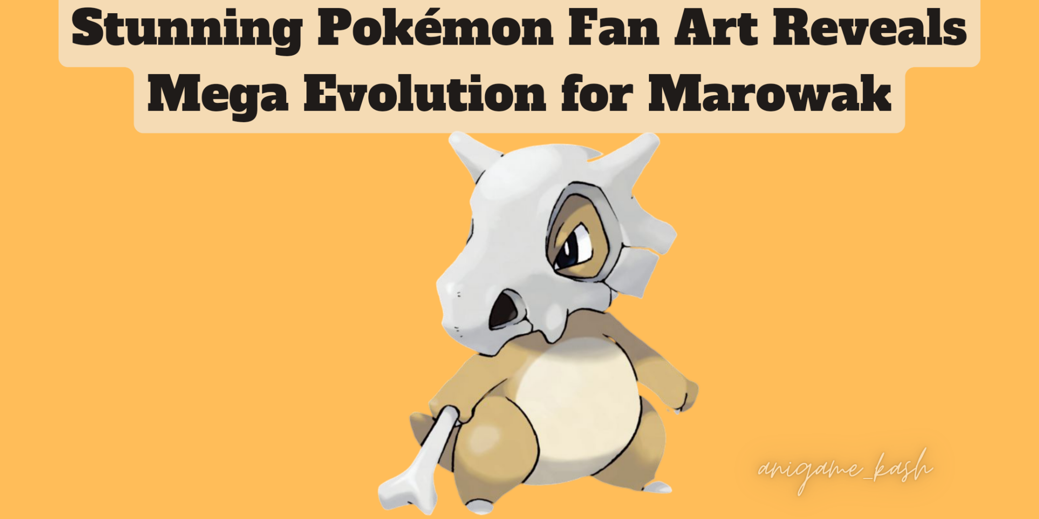 Stunning Pokémon Fan Art Reveals Mega Evolution for Marowak | Goomba ...